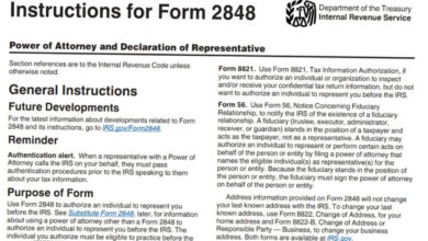 Form 2848 Instructions 2025 - 2026