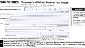 944 Form 2025 - 2026 - IRS Forms - Quick Taxus