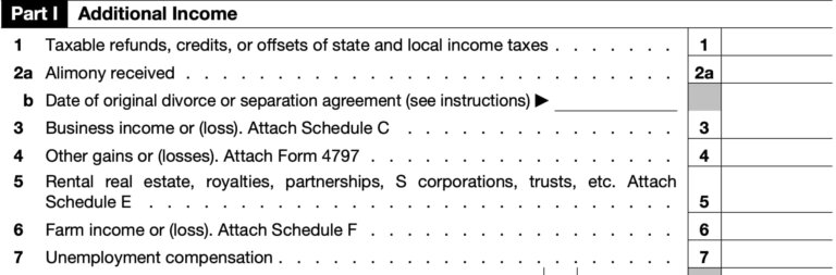 Schedule 1 Instructions 2026