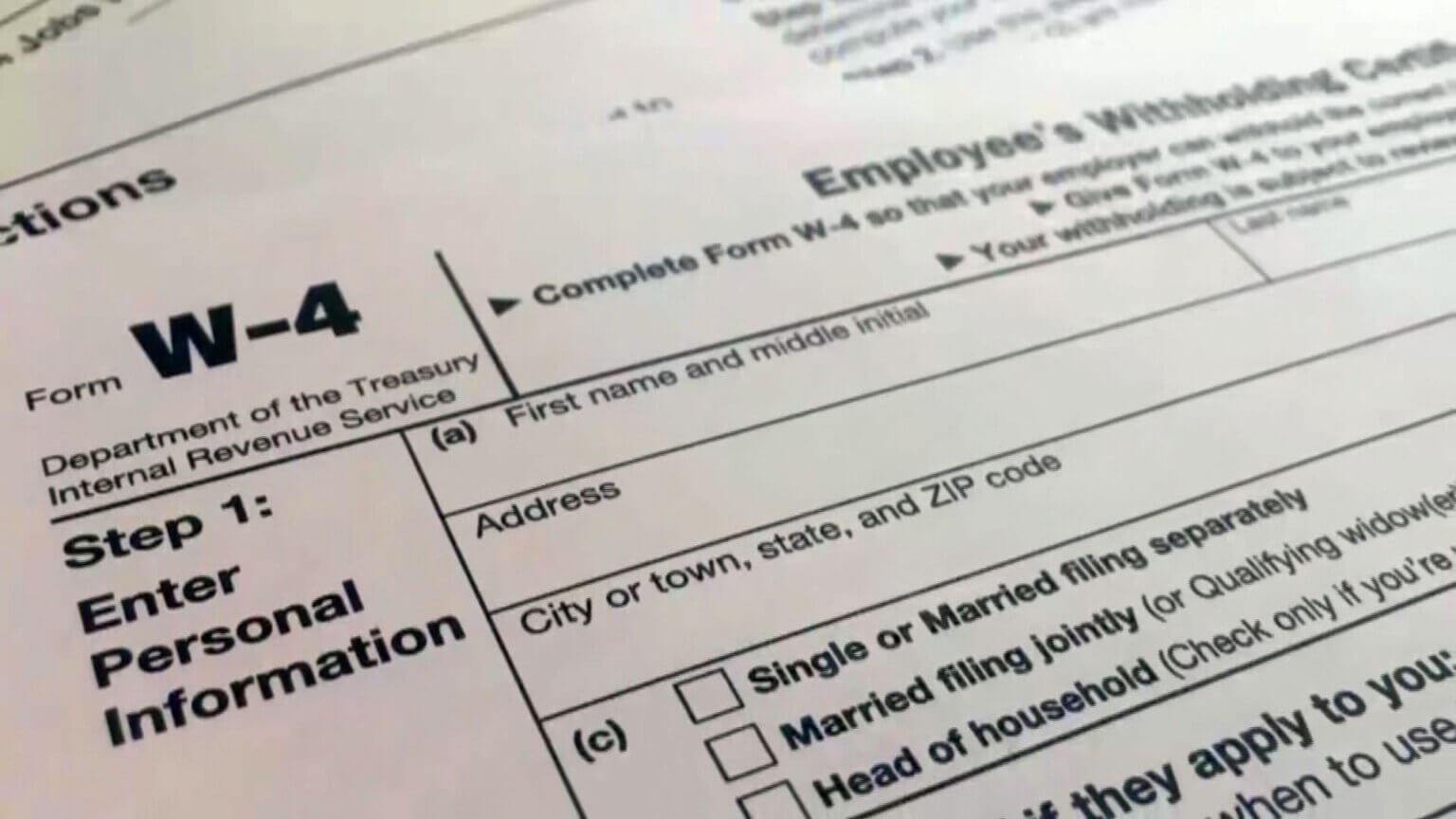 How To Fill Out A W-4 Form In 2026