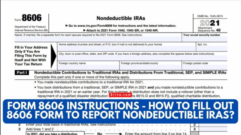 2026 Form 8606 Instructions - How To Fill Out 8606 Form To Report ...
