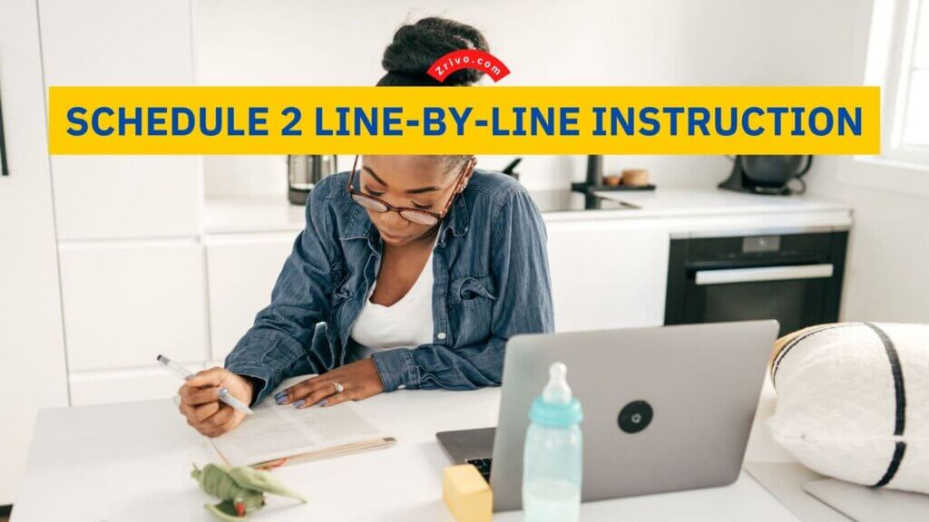 Schedule 2 Line-by-Line Instruction 2026