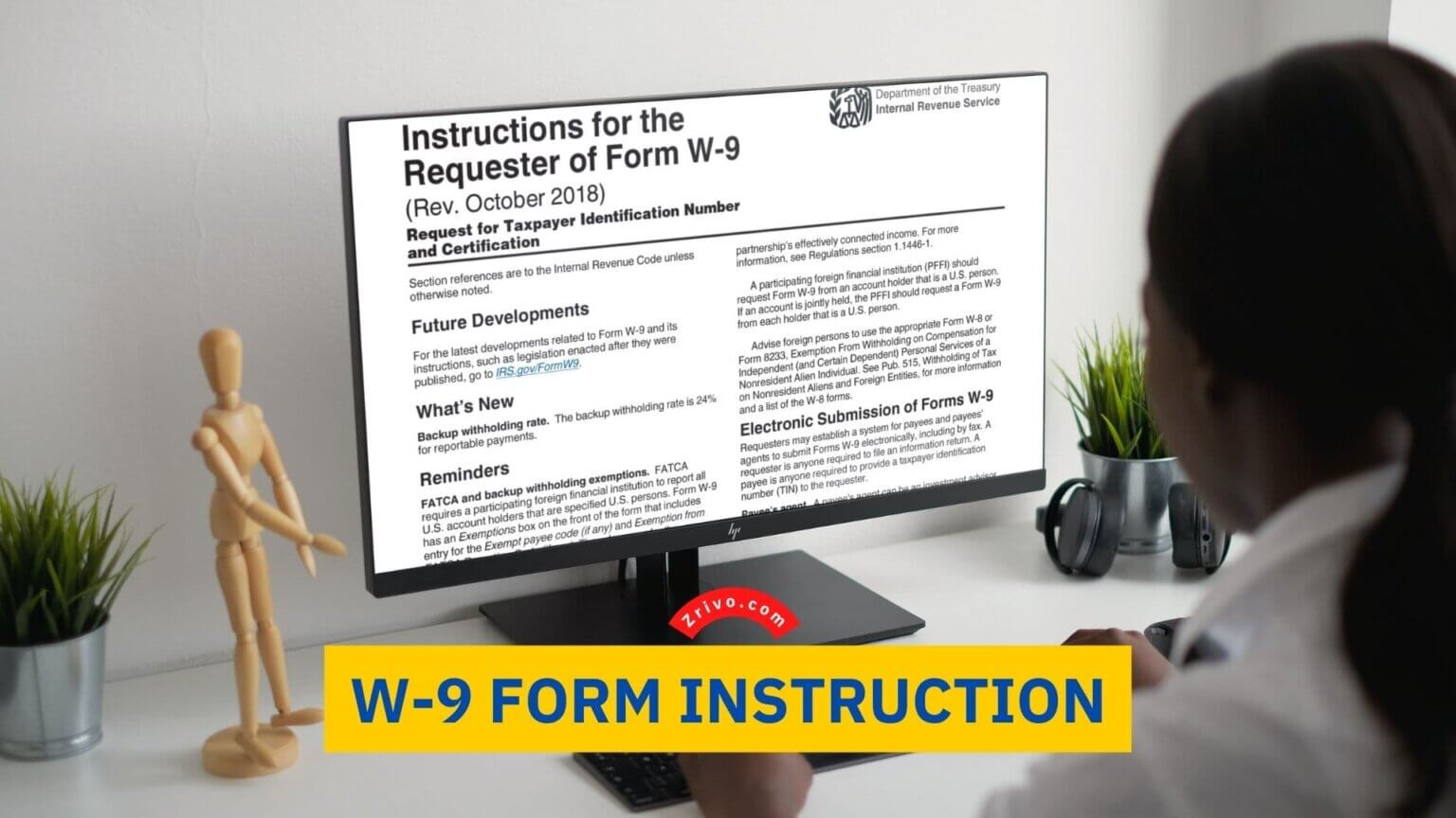 W-9 Form Instruction 2025 - 2026
