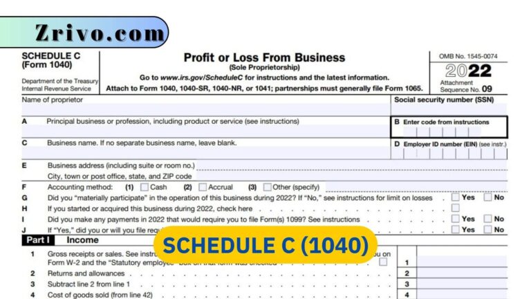 Schedule C (1040) 2025 - 2026