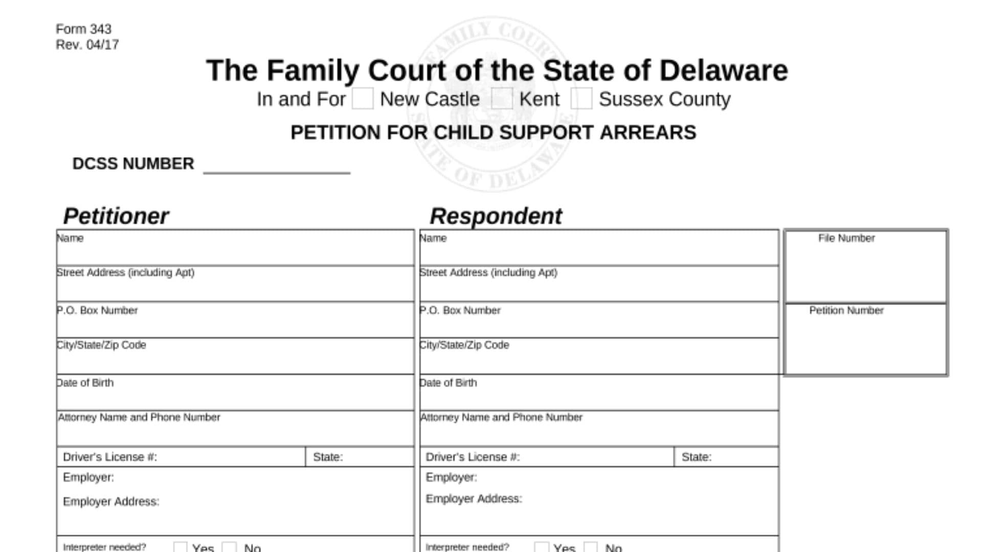 Delaware Child Support
