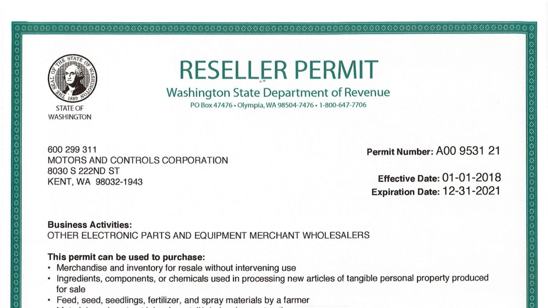 How To Apply For A Washington Reseller Permit?