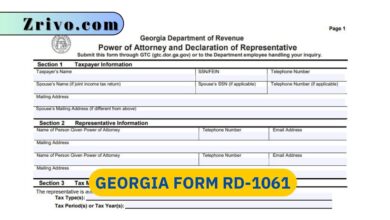 Georgia Form RD-1061